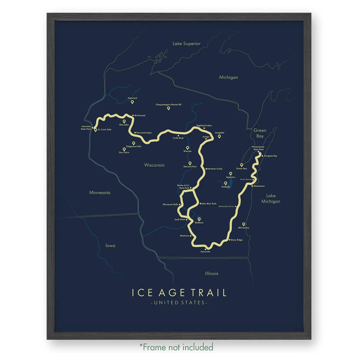 Ice Age Trail Verona Wisconsin Map Ice Age Trail Segments | List