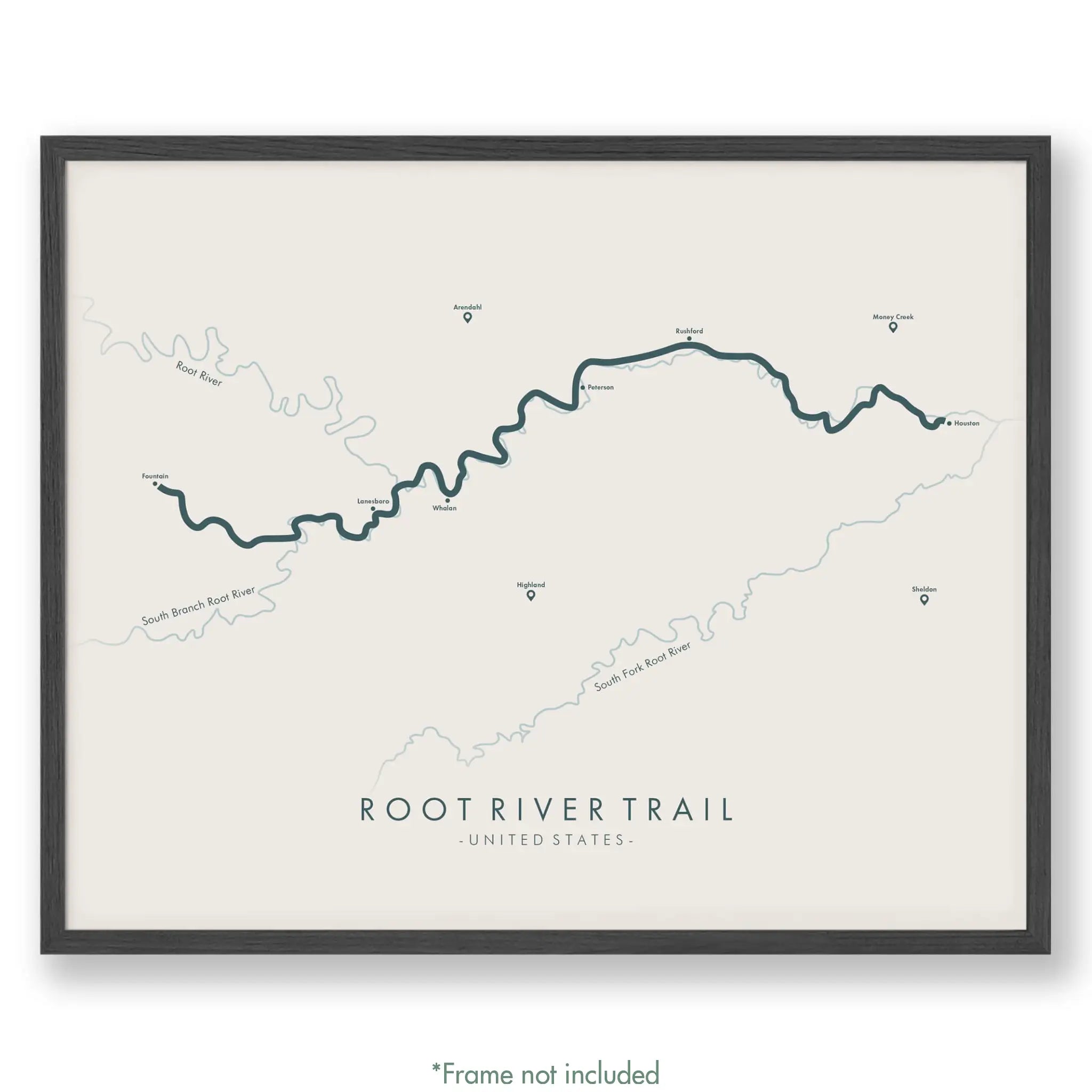 Root River Trail Map | Root River Trail Poster | Tell Your Trail